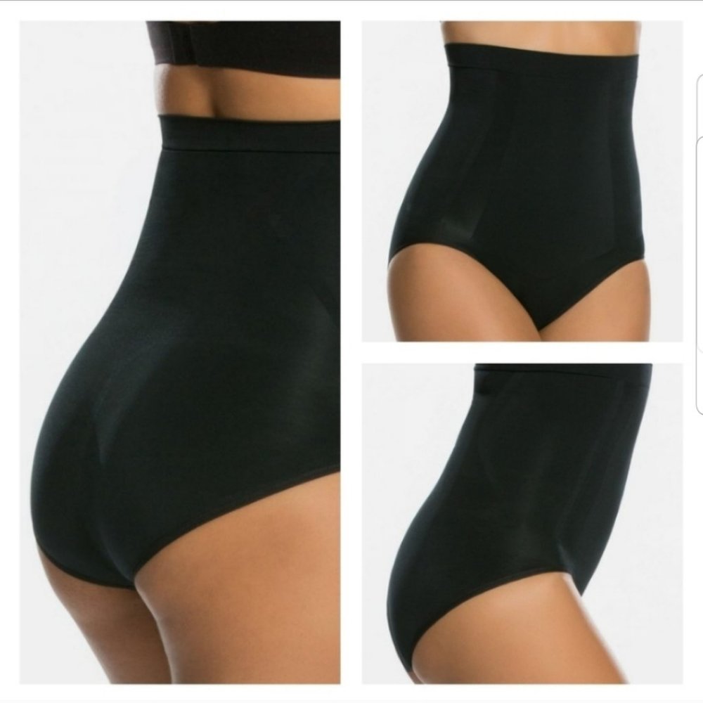 Spanx Oncore High-Waisted Brief In Black Nwot - Gem